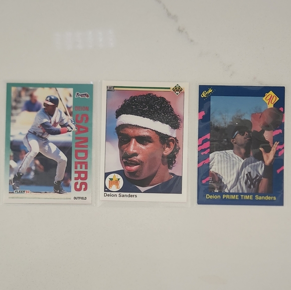 Other | Deion Sanders Baseball Cards | Poshmark